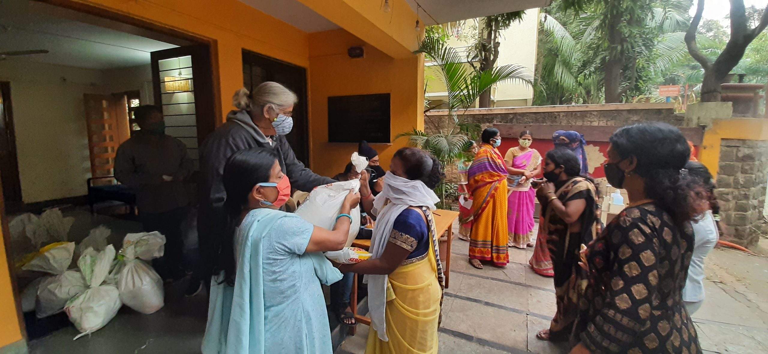 Ration Kit Distribution at Manuski sponsored by Tech Mahindra -Pune ...